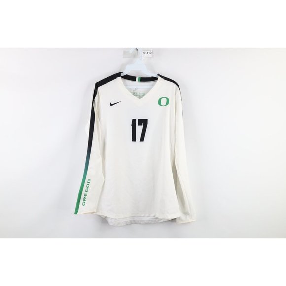 Nike | Shirts | Nike Mens Medium Team Issued University Of Oregon Long ...